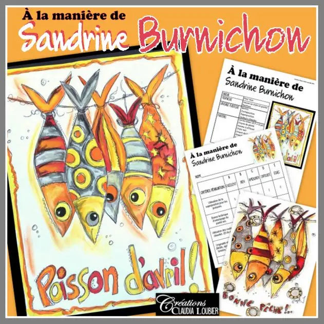 À la manière de Sandrine Burnichon : Arts plastiques – Créations ...